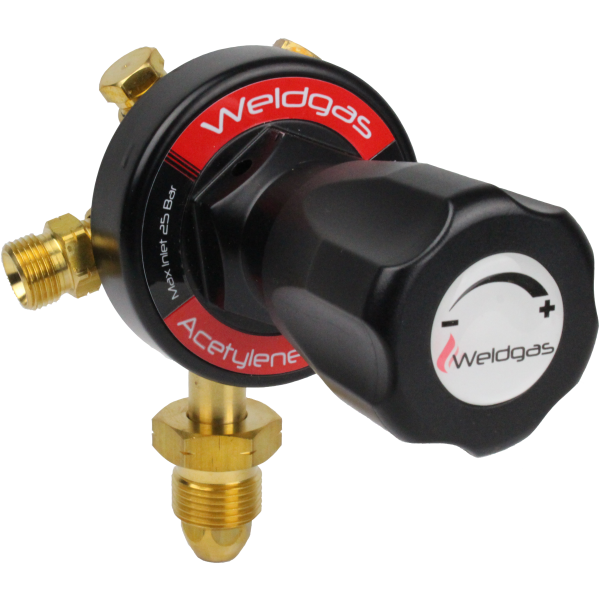 Premium Plugged Acetylene Regulator, Bottom Entry, 1.5 Bar - Jenpro GWER