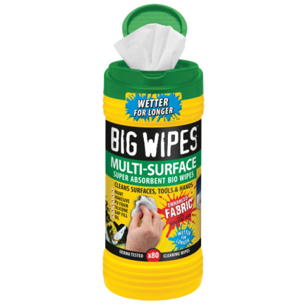 4×4 Multi-Surface Cleaning Wipes (Tub 80) - Jenpro GWER